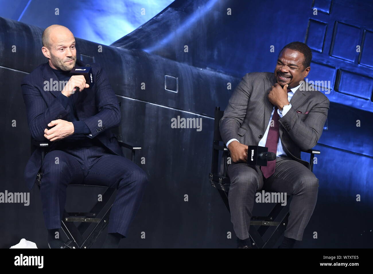 English actor Jason Statham, left, and American director F. Gary Gray ...