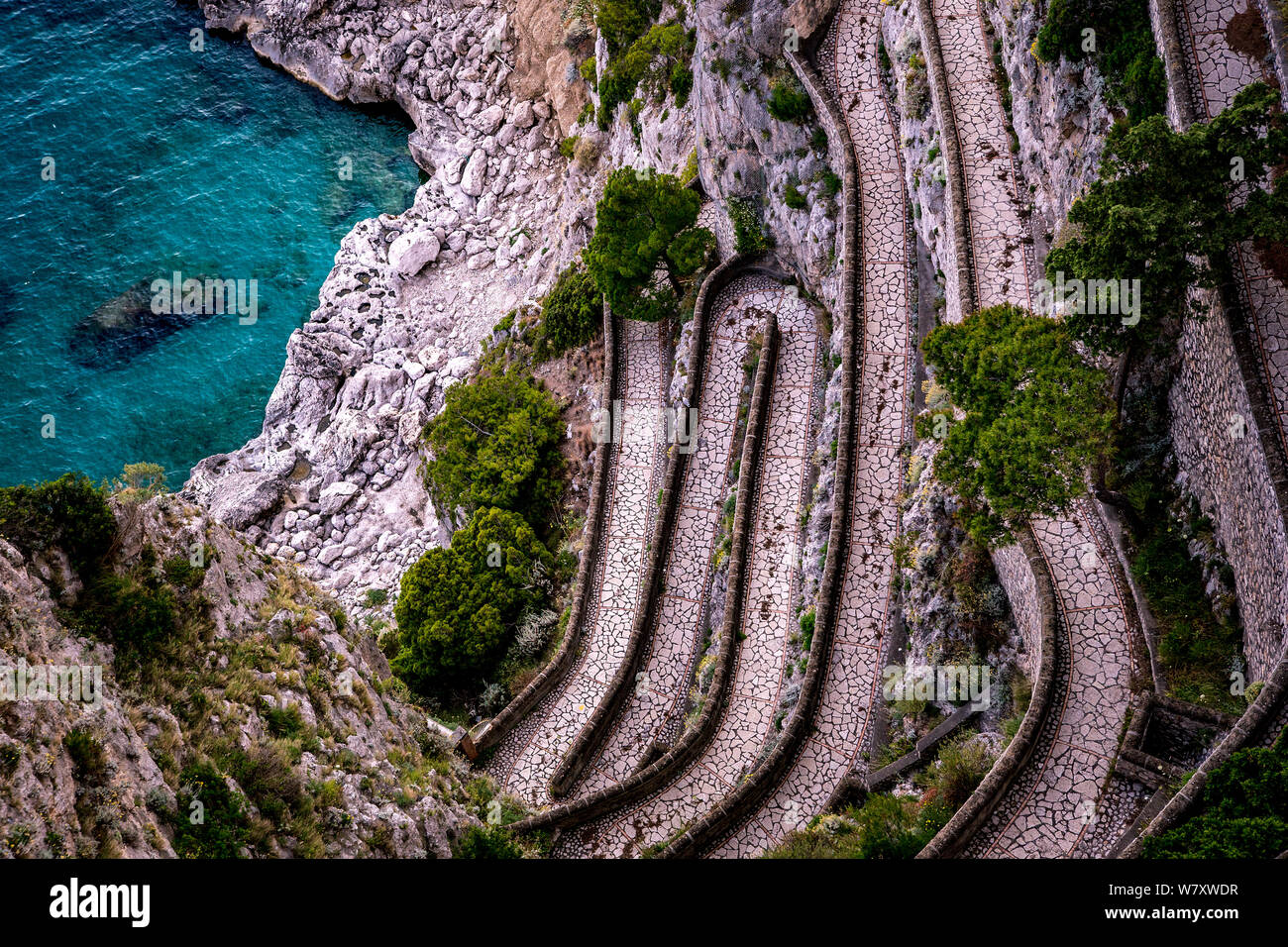 via krupp, capri island, italy Stock Photo - Alamy