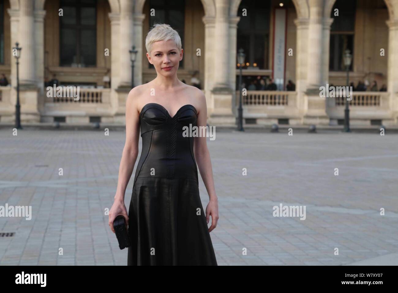 American actress Michelle Williams attends the Louis Vuitton (LV ...