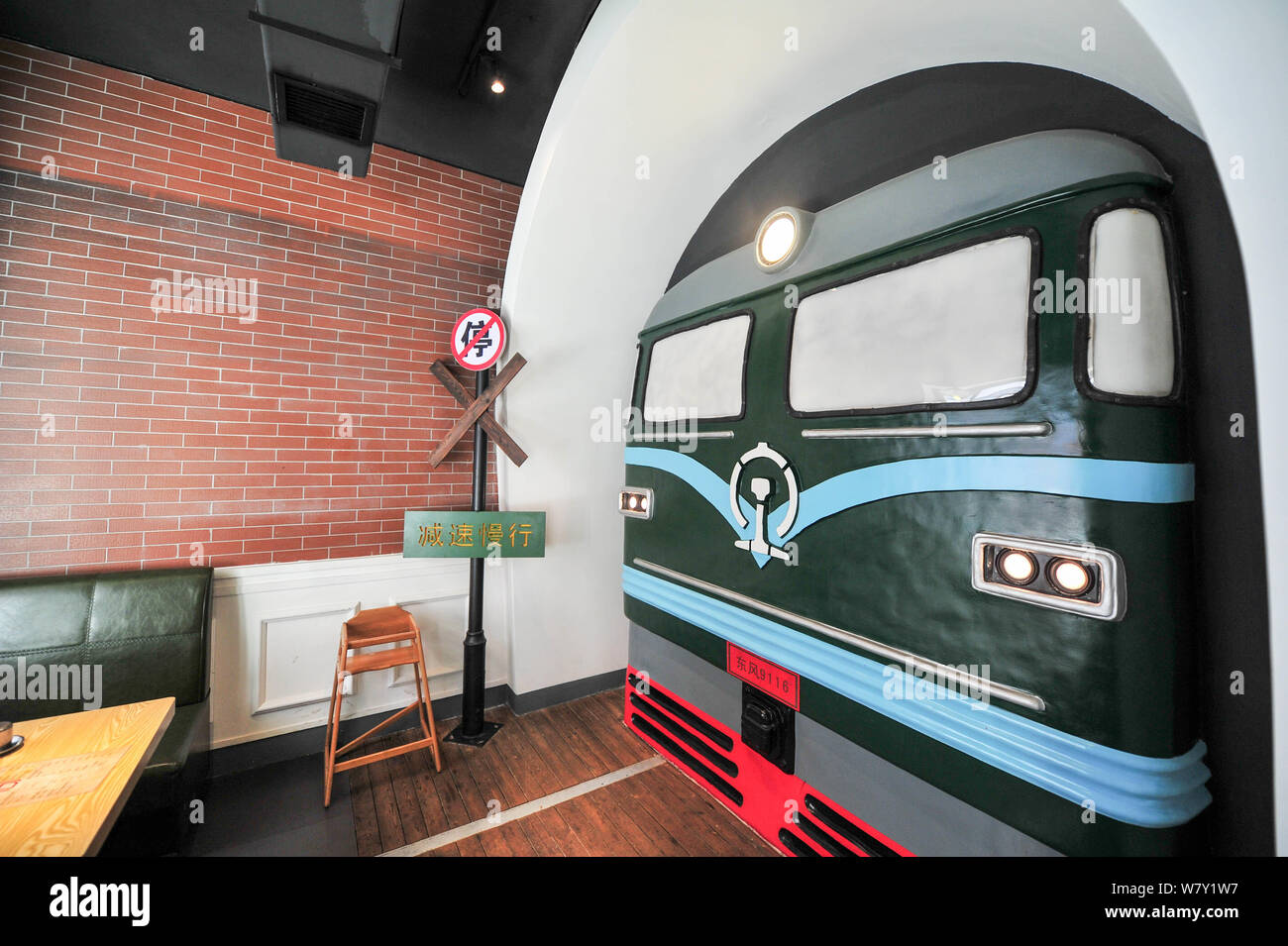 Train Themed Restaurant High Resolution Stock Photography and Images ...