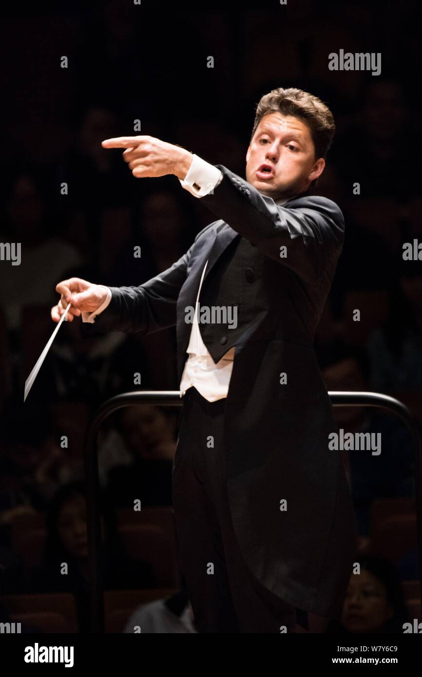 Lithuanian-born violinist Julian Rachlin performs during a concert in ...