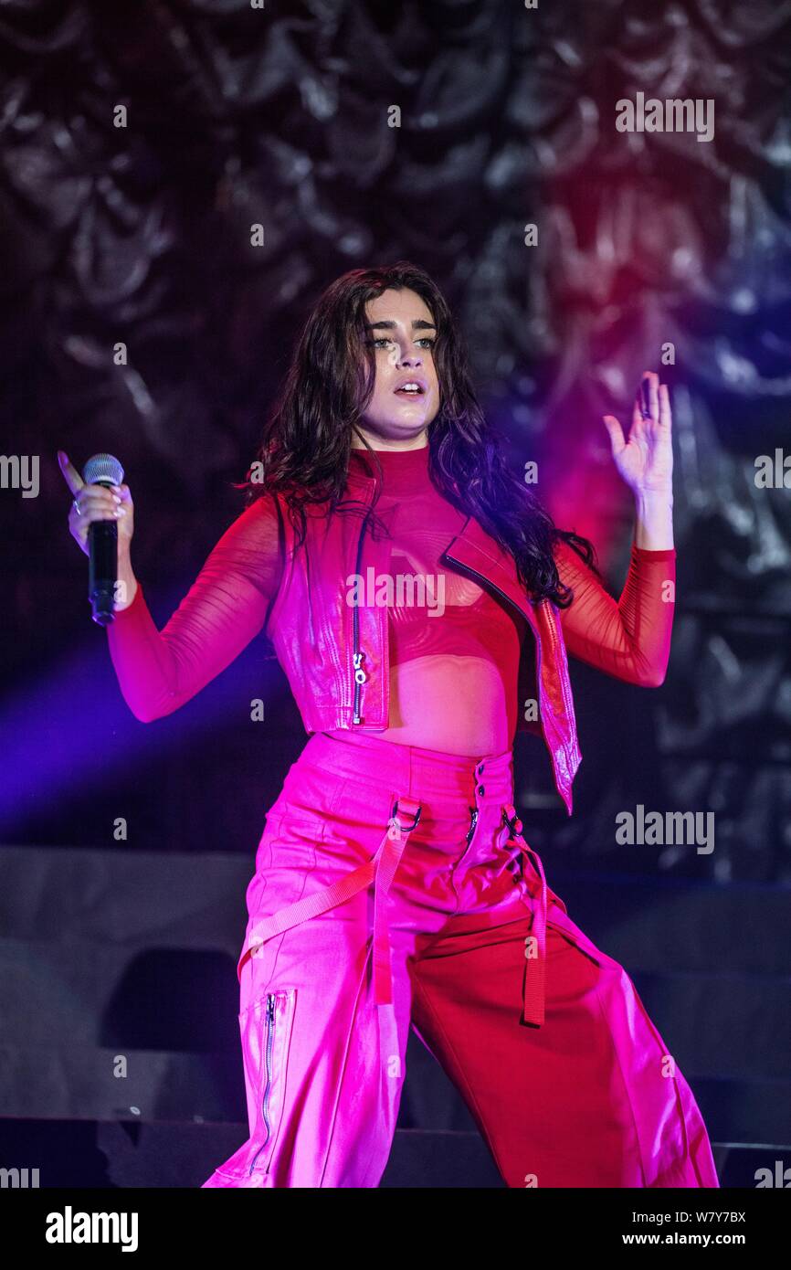 Lauren Jauregui of American girl group Fifth Harmony performs during a ...