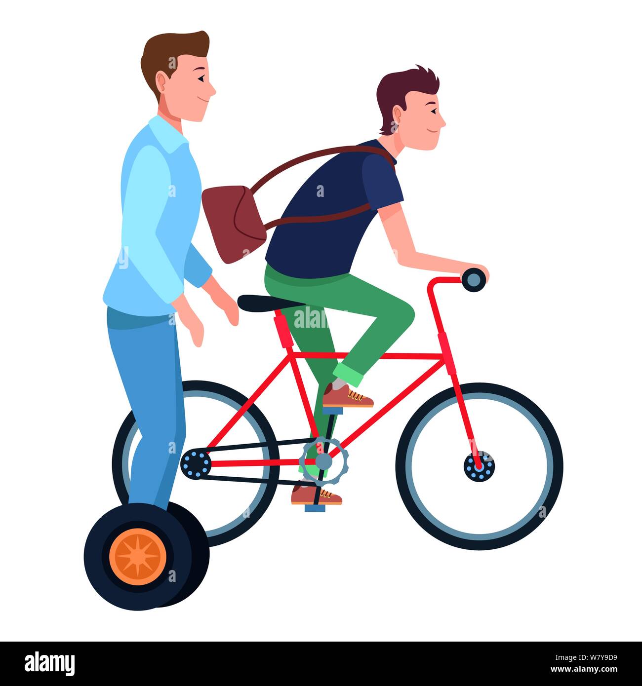 Biker friends Stock Vector Images - Alamy