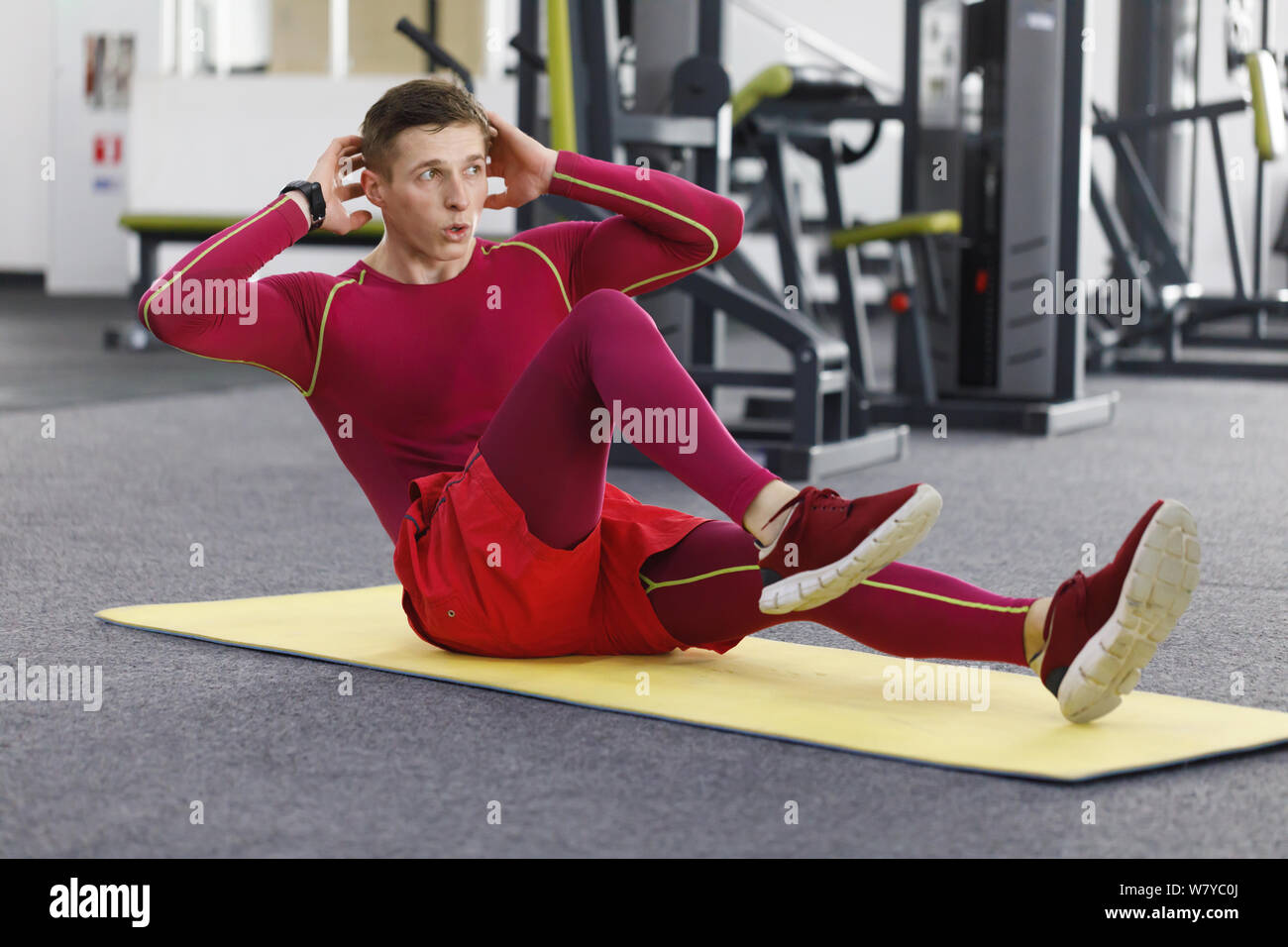 Sit ups and crunches hi-res stock photography and images - Alamy
