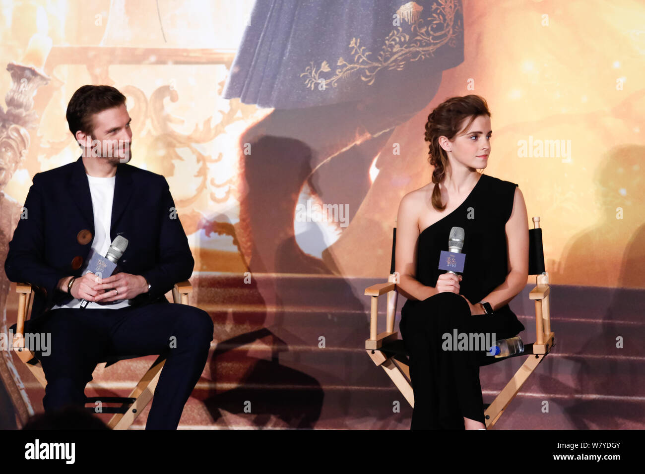 British actress Emma Watson, right, and English actor Daniel Jonathan ...