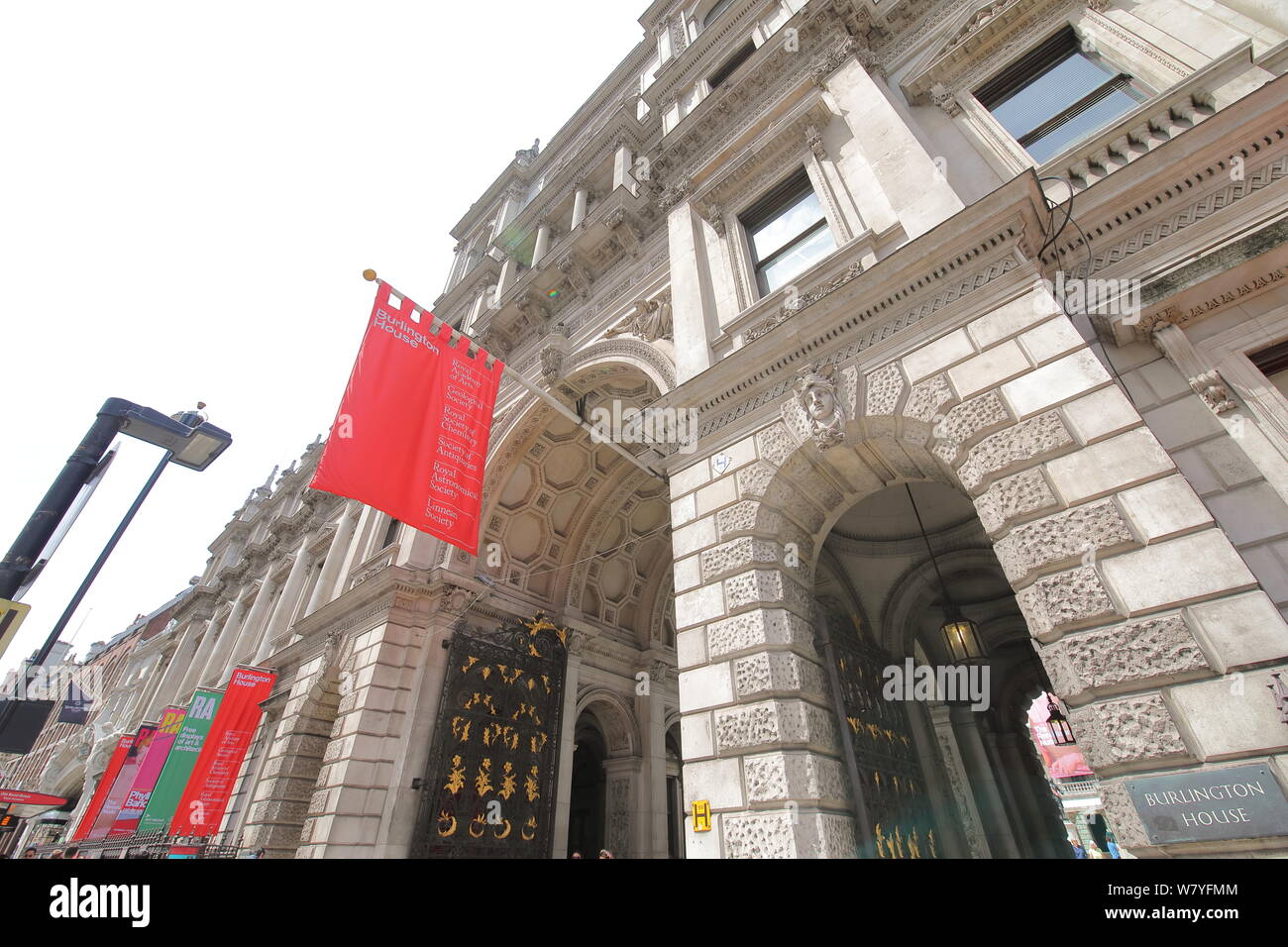 Burlington House historical building London UK Stock Photo - Alamy