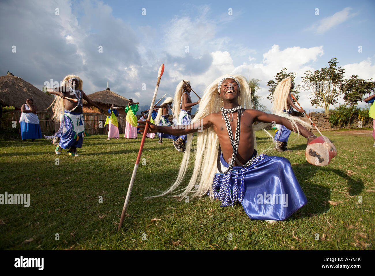 Traditional Intore dance performance, Kinigi, Musanze Region, Rwanda ...