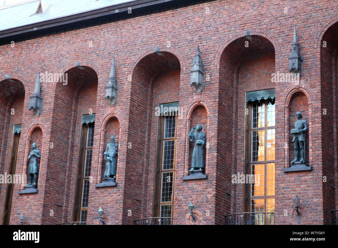 Special views of Stockholm City Hall in the Swedish capital Stock Photo ...