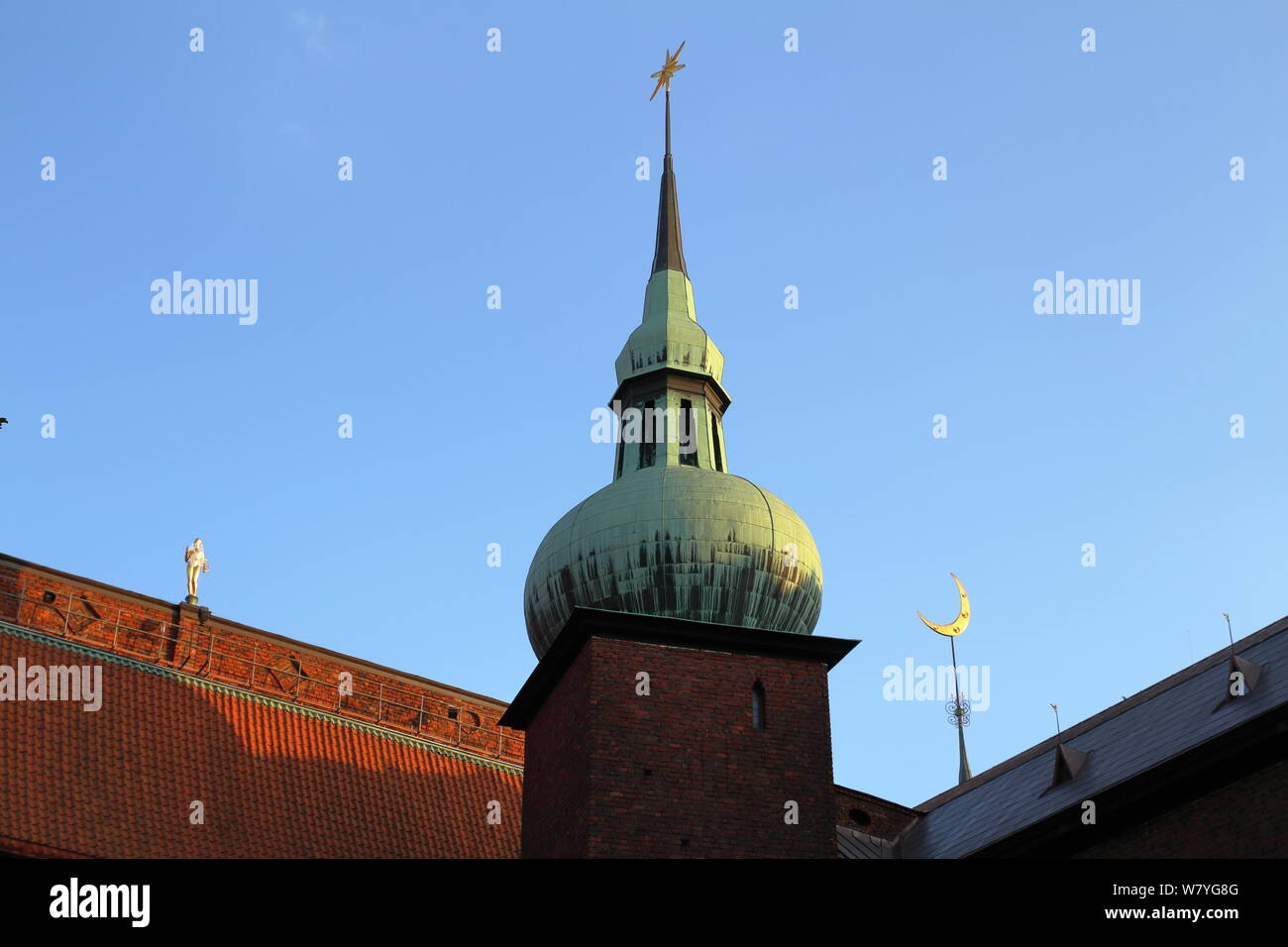 Special views of Stockholm City Hall in the Swedish capital Stock Photo ...