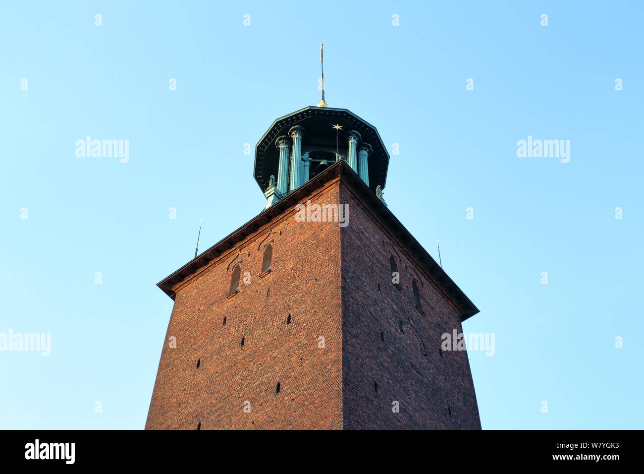 Special views of Stockholm City Hall in the Swedish capital Stock Photo ...