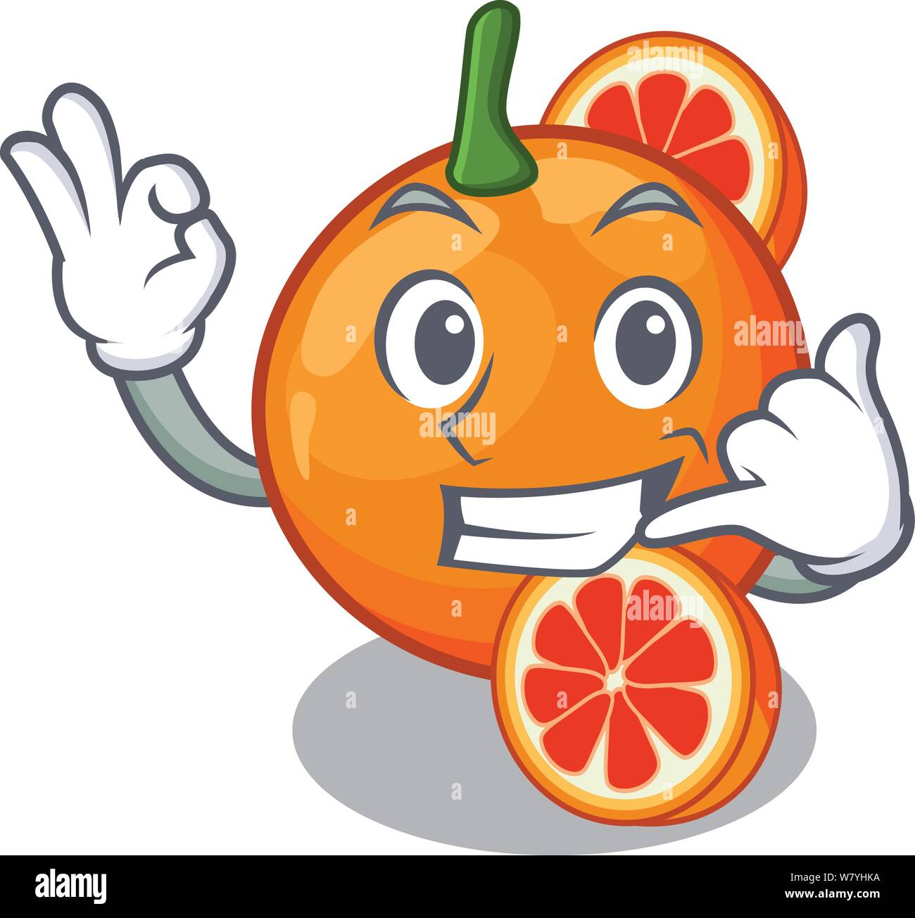 Call me orange blood isolated in the character Stock Vector Image & Art ...