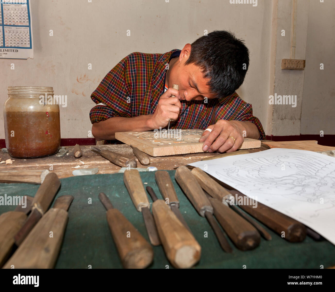 Bhutan school building hi-res stock photography and images - Alamy
