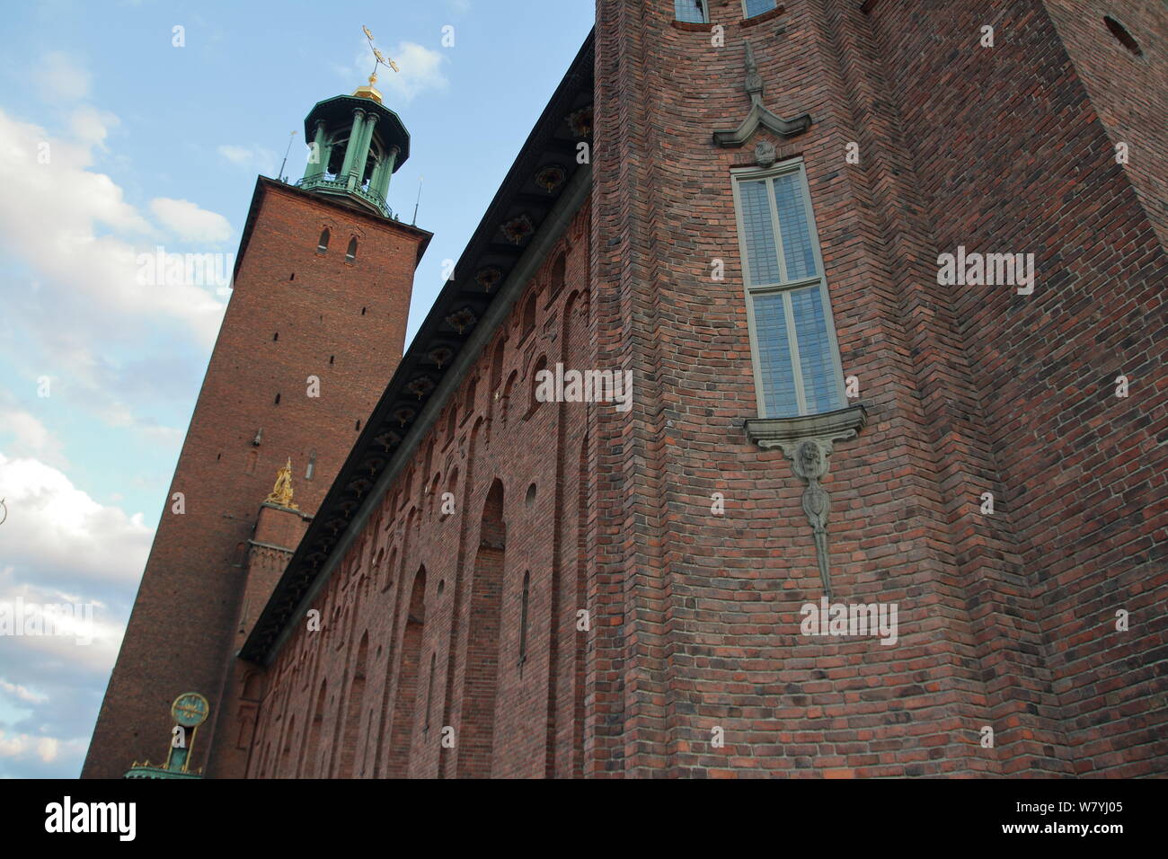 Special views of Stockholm City Hall in the Swedish capital Stock Photo ...