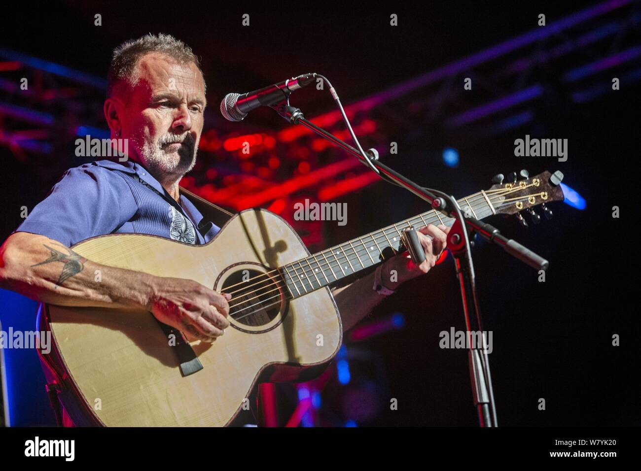 Sidmouth, UK, 7th Aug 19 Legendary guitarist and singer songwriter ...