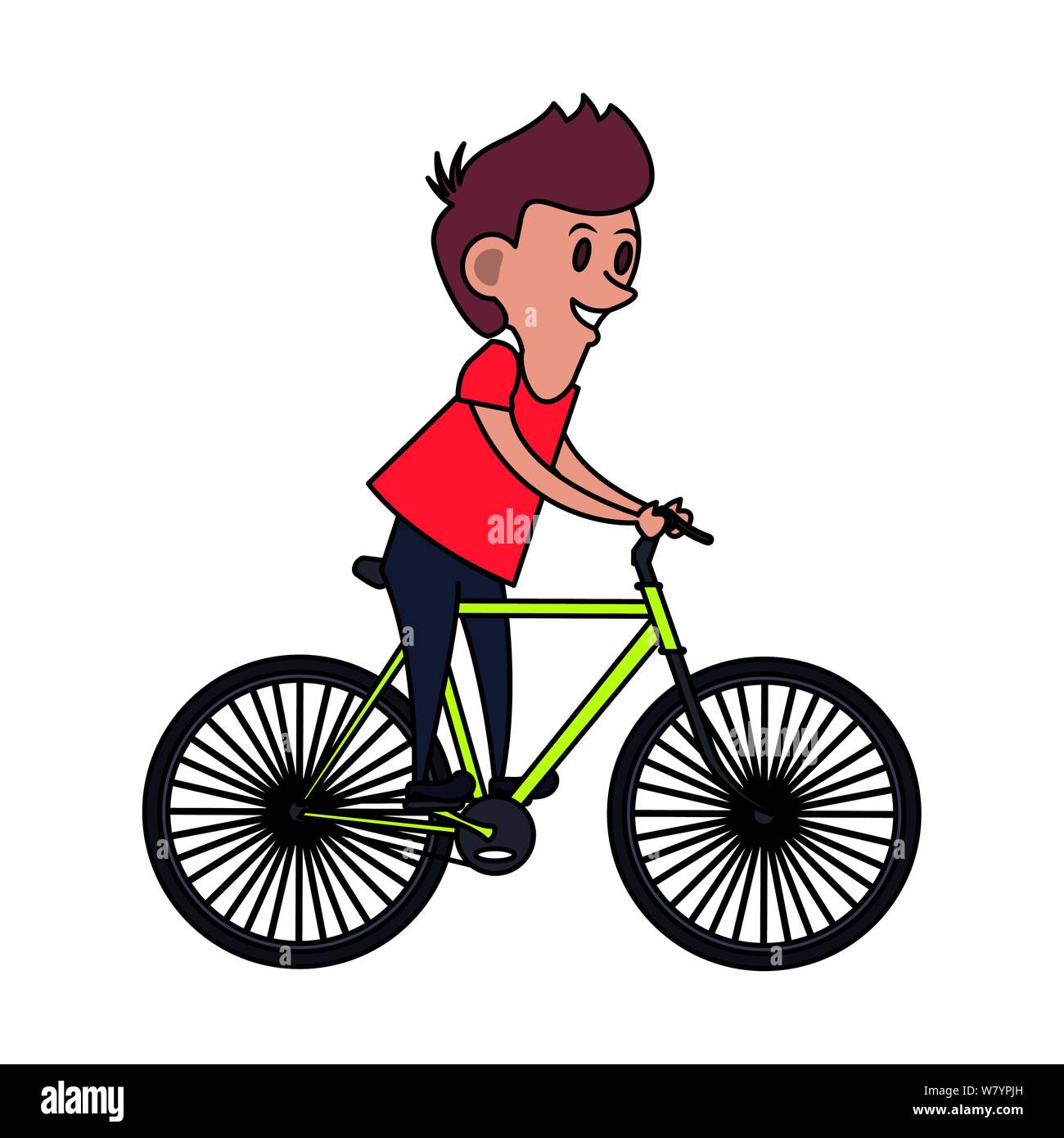 boy young child infancy cartoon Stock Vector Image & Art - Alamy