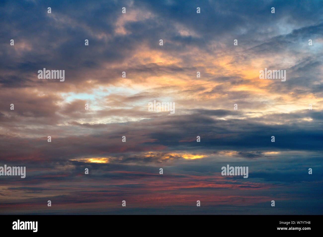 Clouds over Lac du Der, northern France, November Stock Photo - Alamy