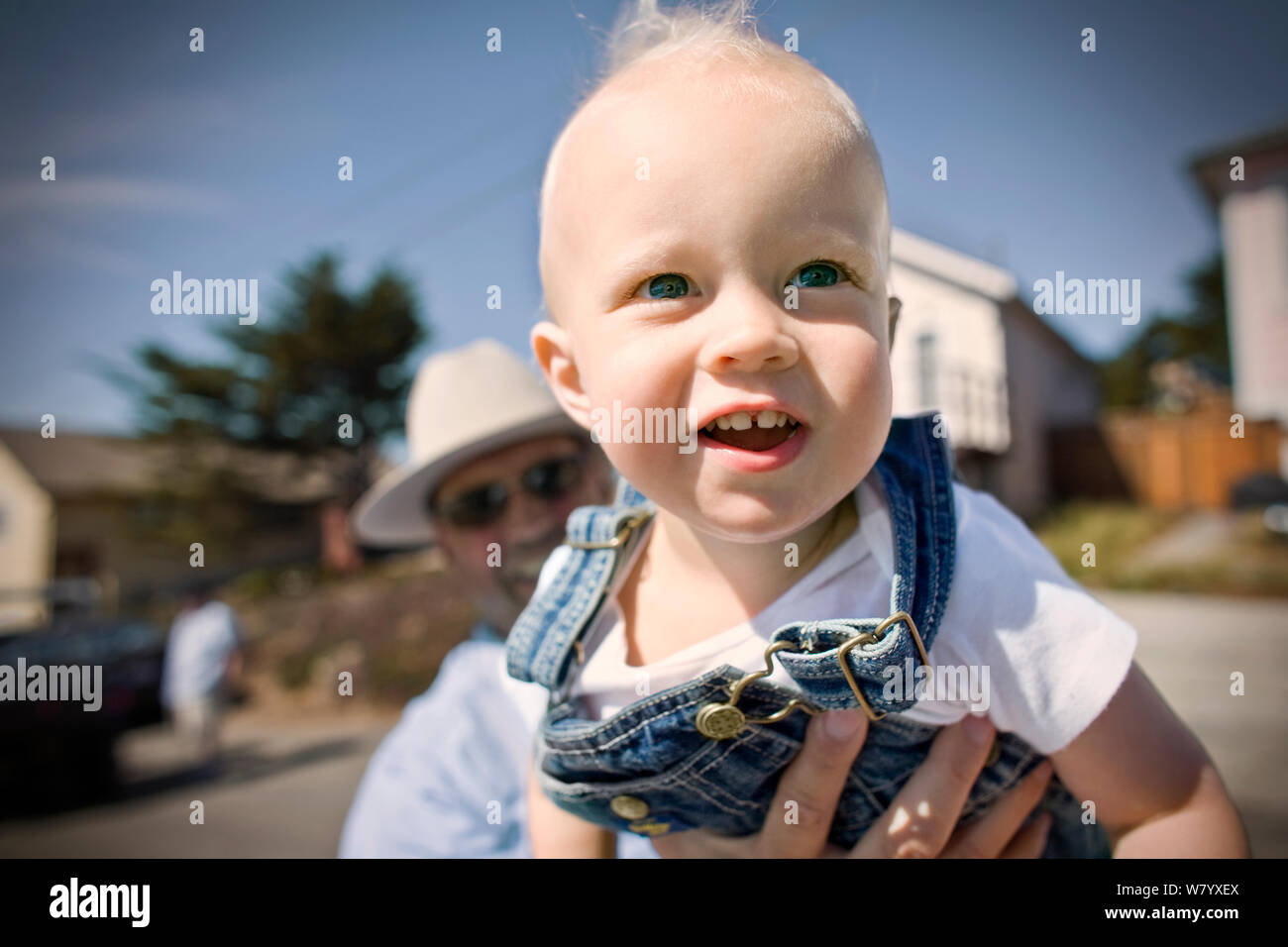 Man being held up hi-res stock photography and images - Alamy
