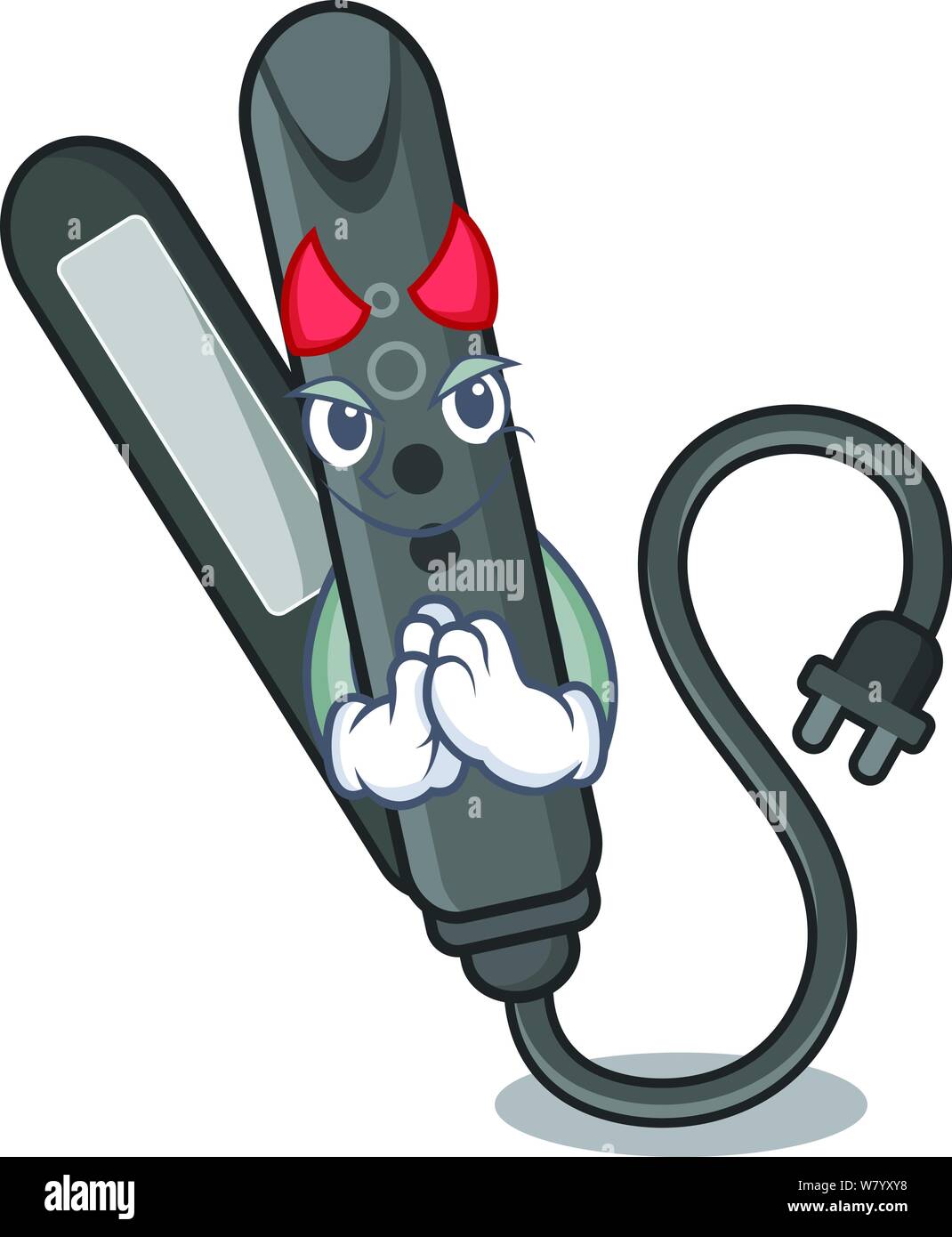 Straightener cartoon hi-res stock photography and images - Alamy