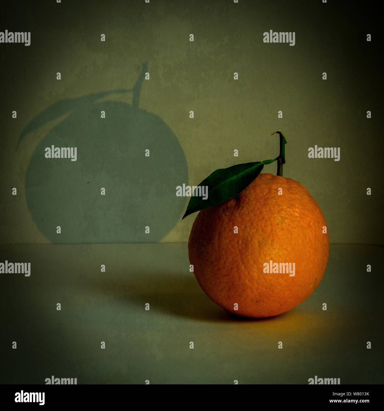 Orange and Shadow Stock Photo - Alamy