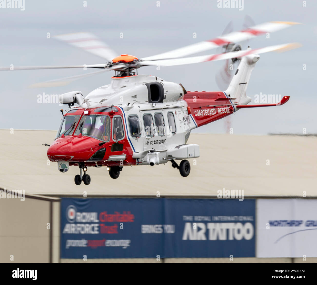 AW139 Search and Rescue Helicopter of HM Coastguard at the Royal ...