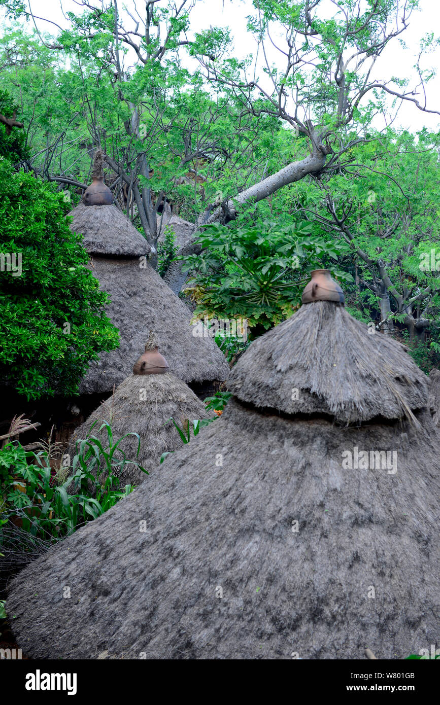 Africa tribal house hi-res stock photography and images - Alamy