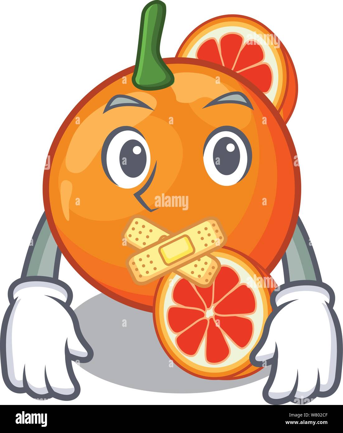 Silent orange blood isolated in the character Stock Vector Image & Art ...