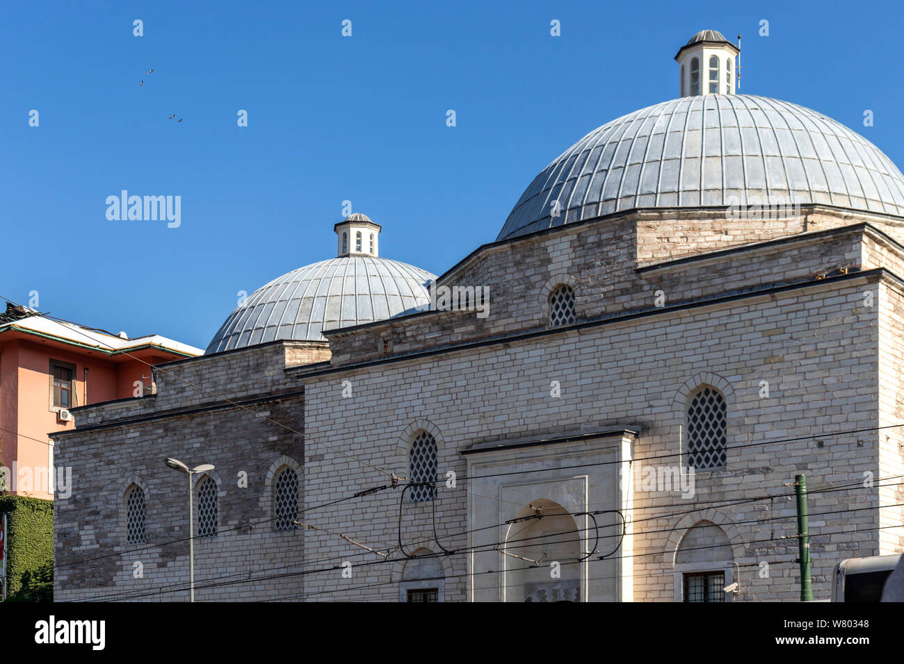 ISTANBUL, TURKEY - JULY 26, 2019: Typical Building and street in Laleli ...