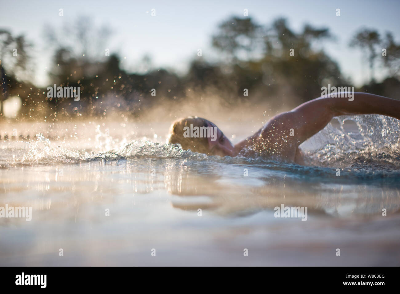 Swimming freestyle hi-res stock photography and images - Alamy