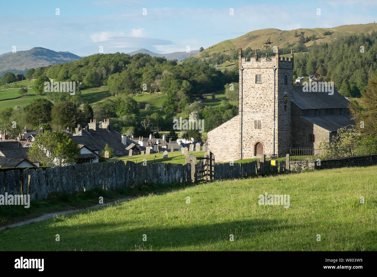 St Michael and All Angels Church, Hawkshead,The Lakes,Lake District,The ...