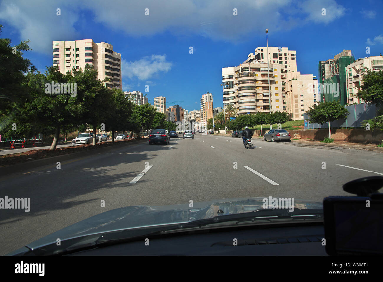 The street in Beirut city, Lebanon Stock Photo - Alamy