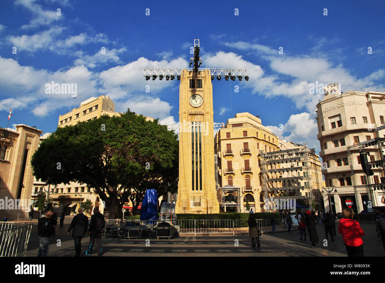 Lebanon Beirut Clock Tower High Resolution Stock Photography and Images ...