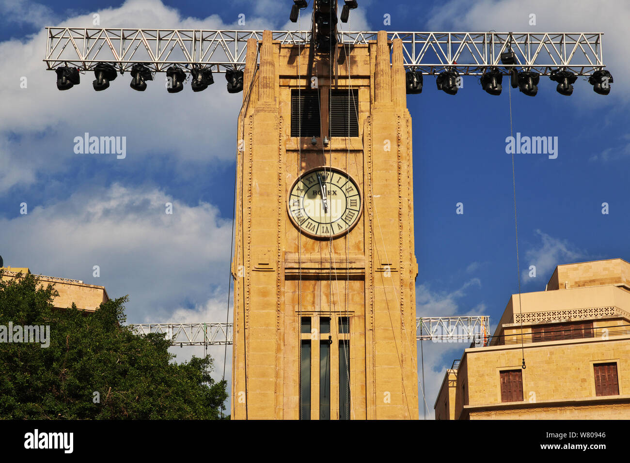 Lebanon beirut clock tower hi-res stock photography and images - Alamy