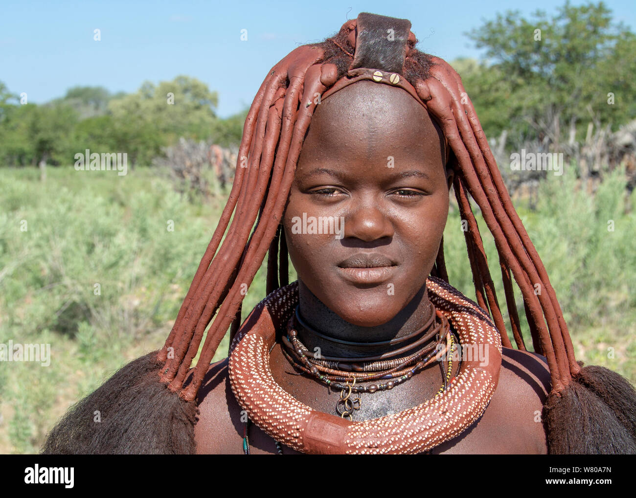 Himba portrait photography Stock Photo - Alamy