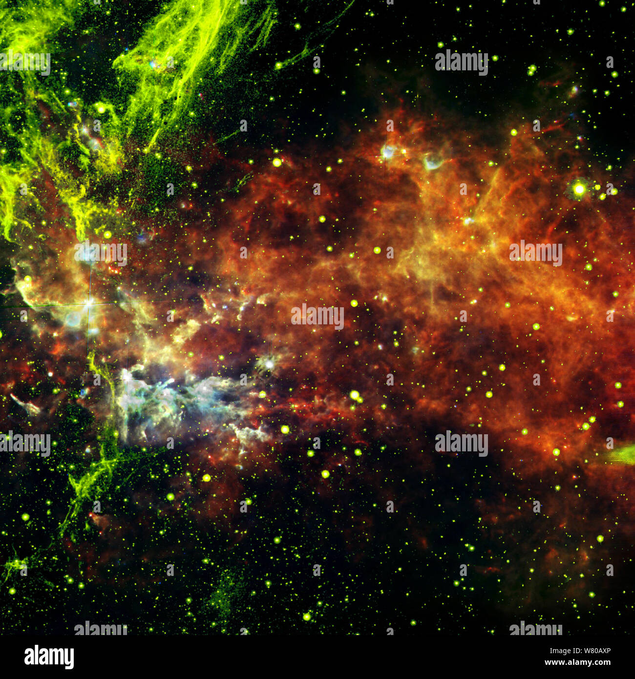 Nebula, starfield, cluster of stars in outer space. Beauty of endless ...