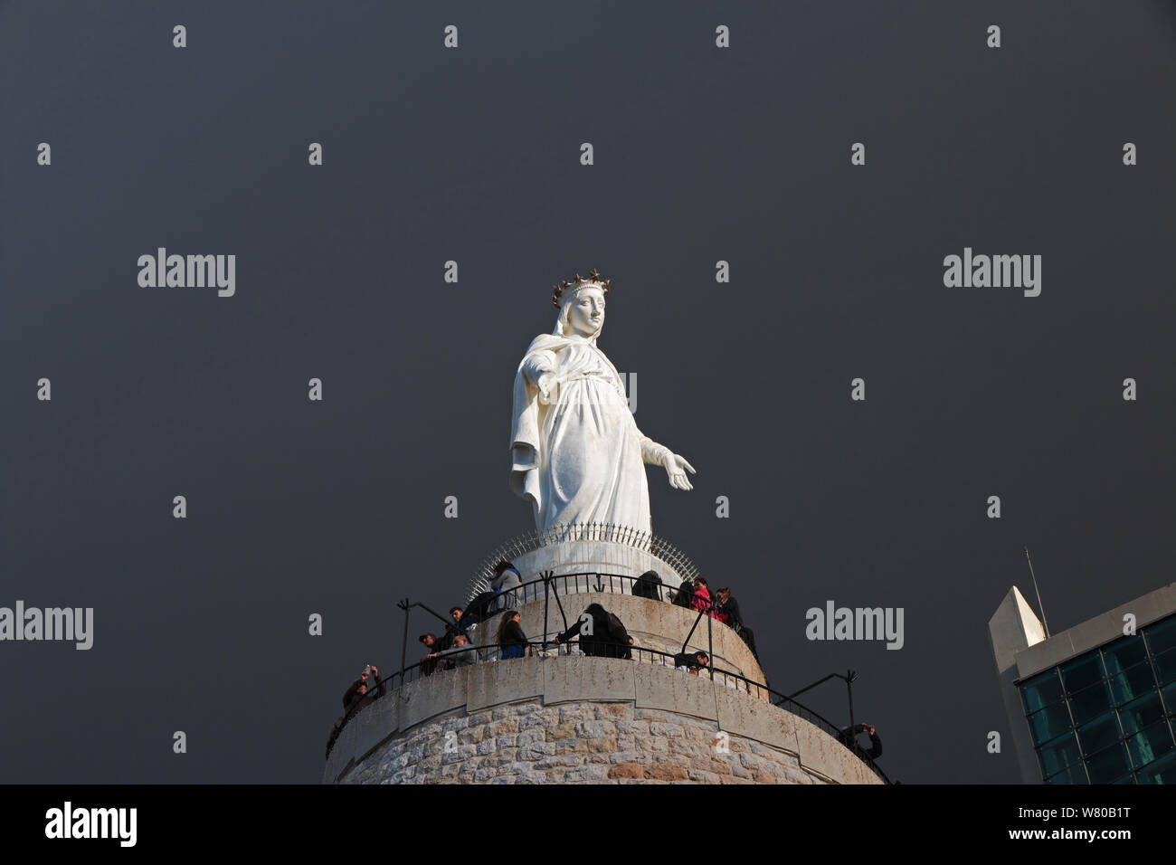 Virgin Mary Of Lebanon in Jounieh Stock Photo - Alamy