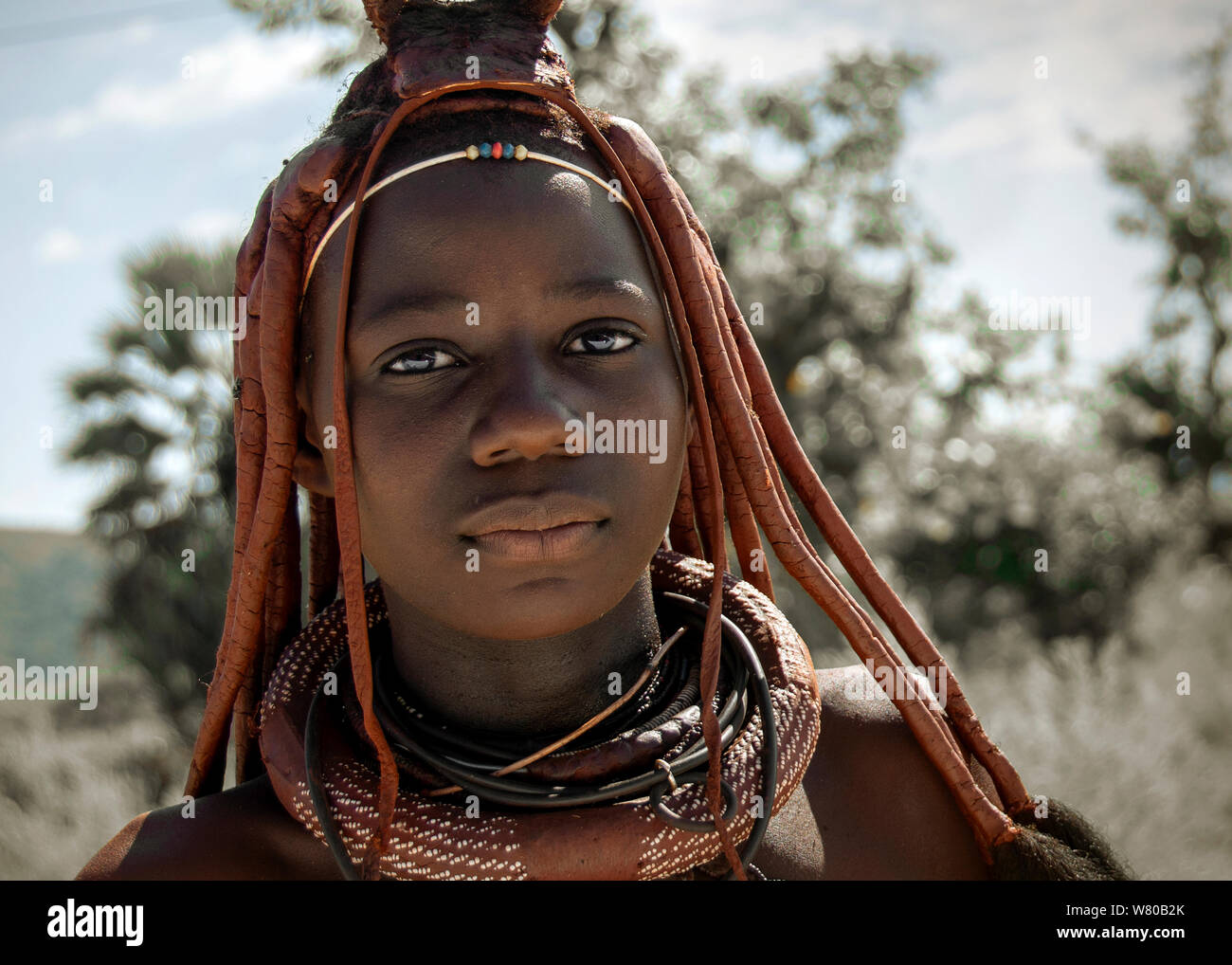 Himba portrait photography Stock Photo - Alamy