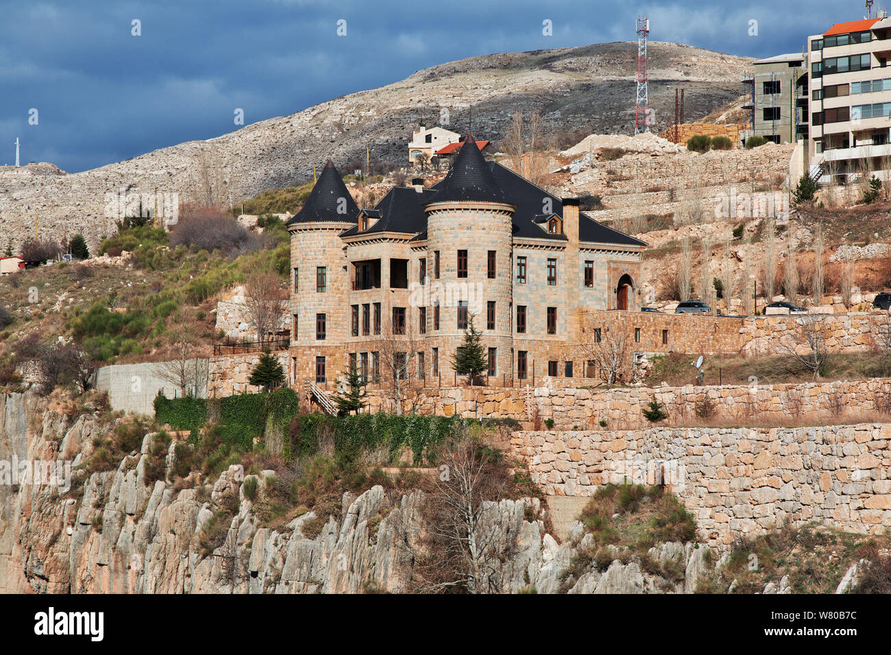 Mountains sunset tourism lebanon landscape hi-res stock photography and ...
