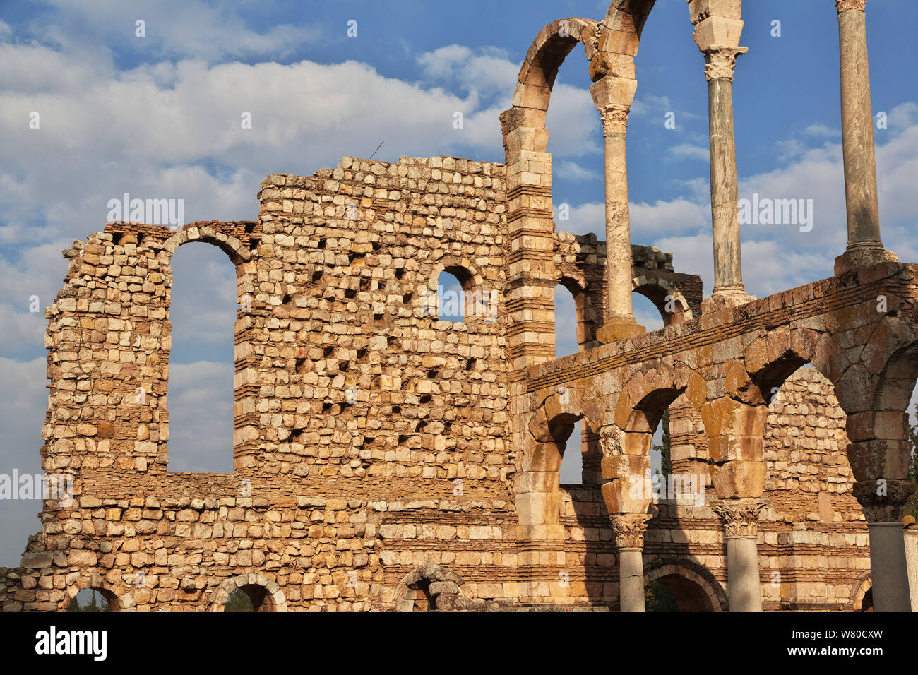 Roman ruins in Anjar, Lebanon Stock Photo - Alamy