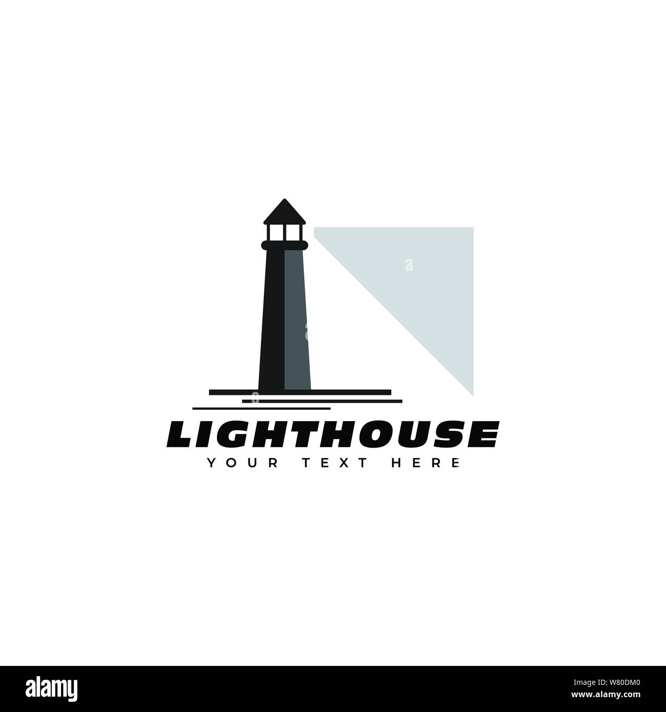 Lighthouse logo hi-res stock photography and images - Alamy