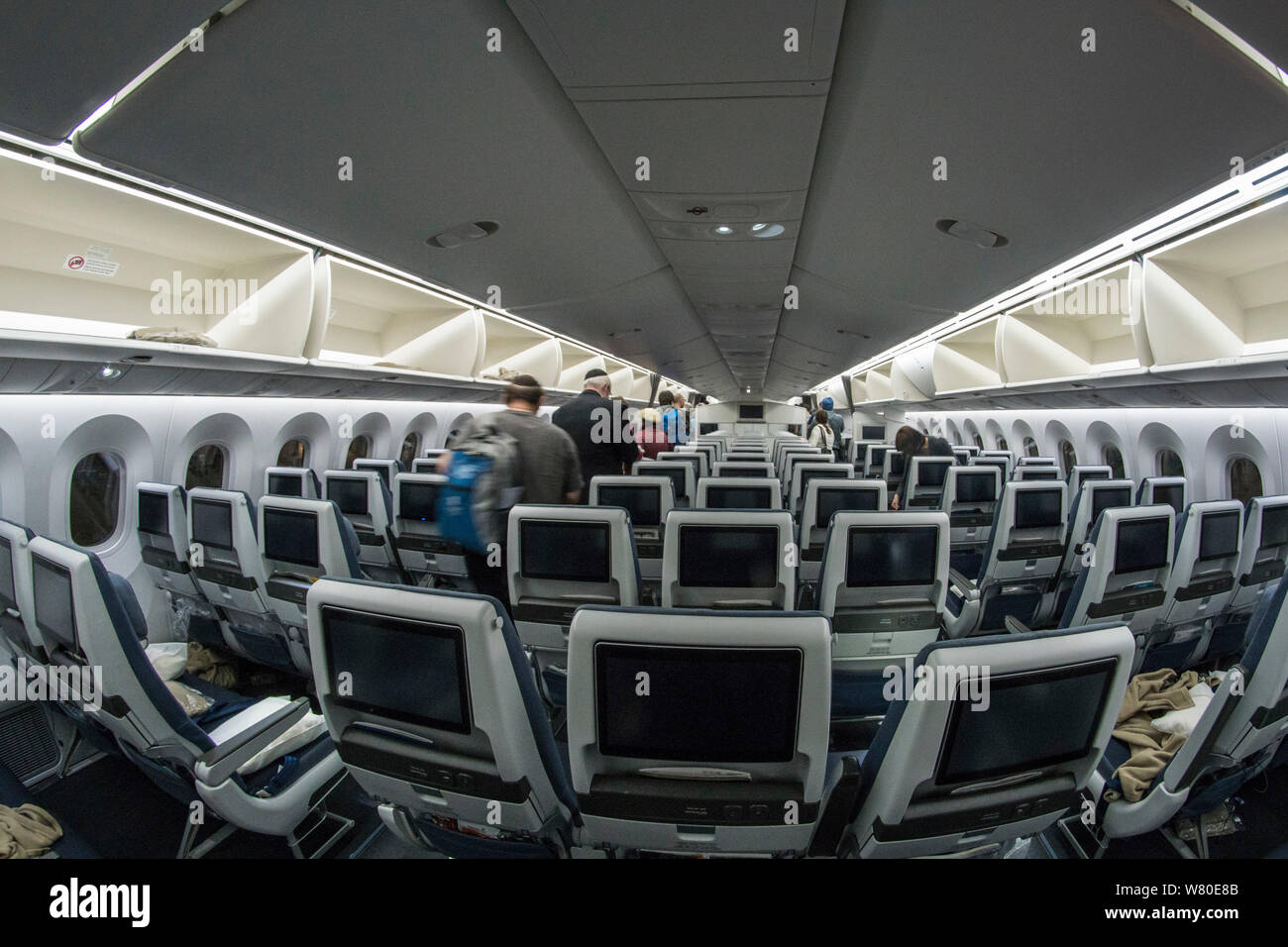 Boeing 787 dreamliner interior hi-res stock photography and images - Alamy