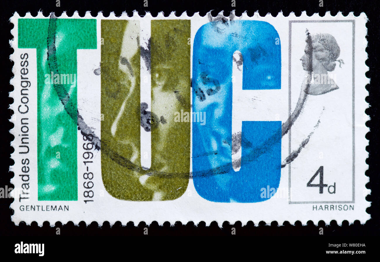 Tuc and trade unionists stamp hi-res stock photography and images - Alamy