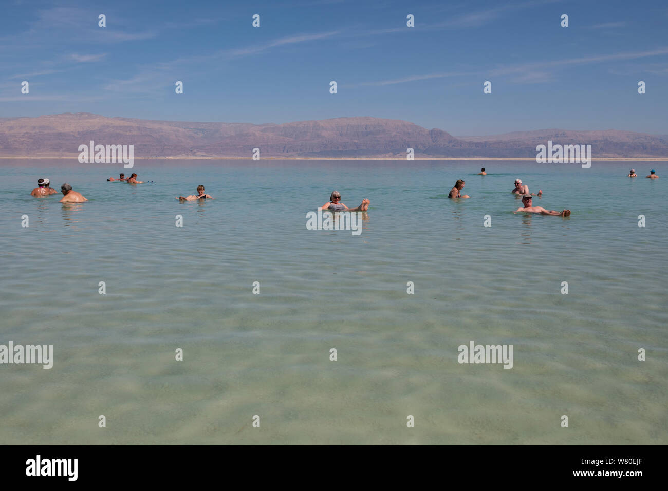 Israel, Dead Sea. The lowest place in the world located at over 400 ...