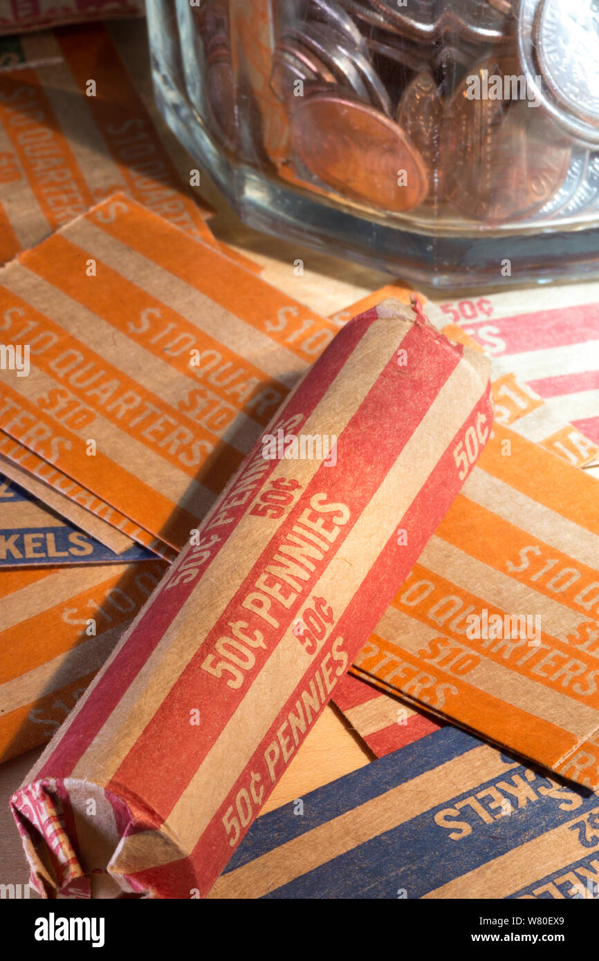 Coin wrappers hi-res stock photography and images - Alamy