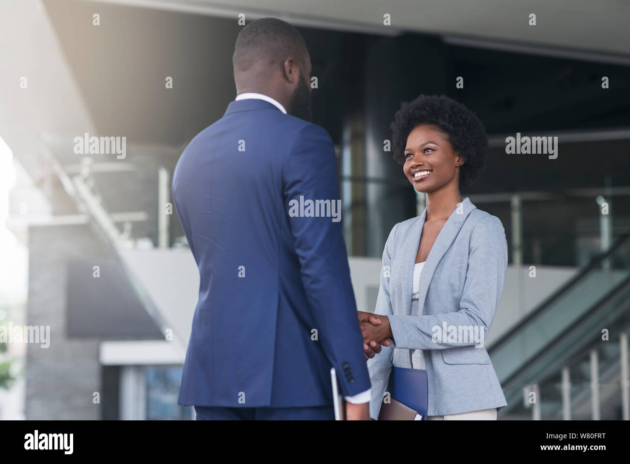 Female boss employee hi-res stock photography and images - Alamy