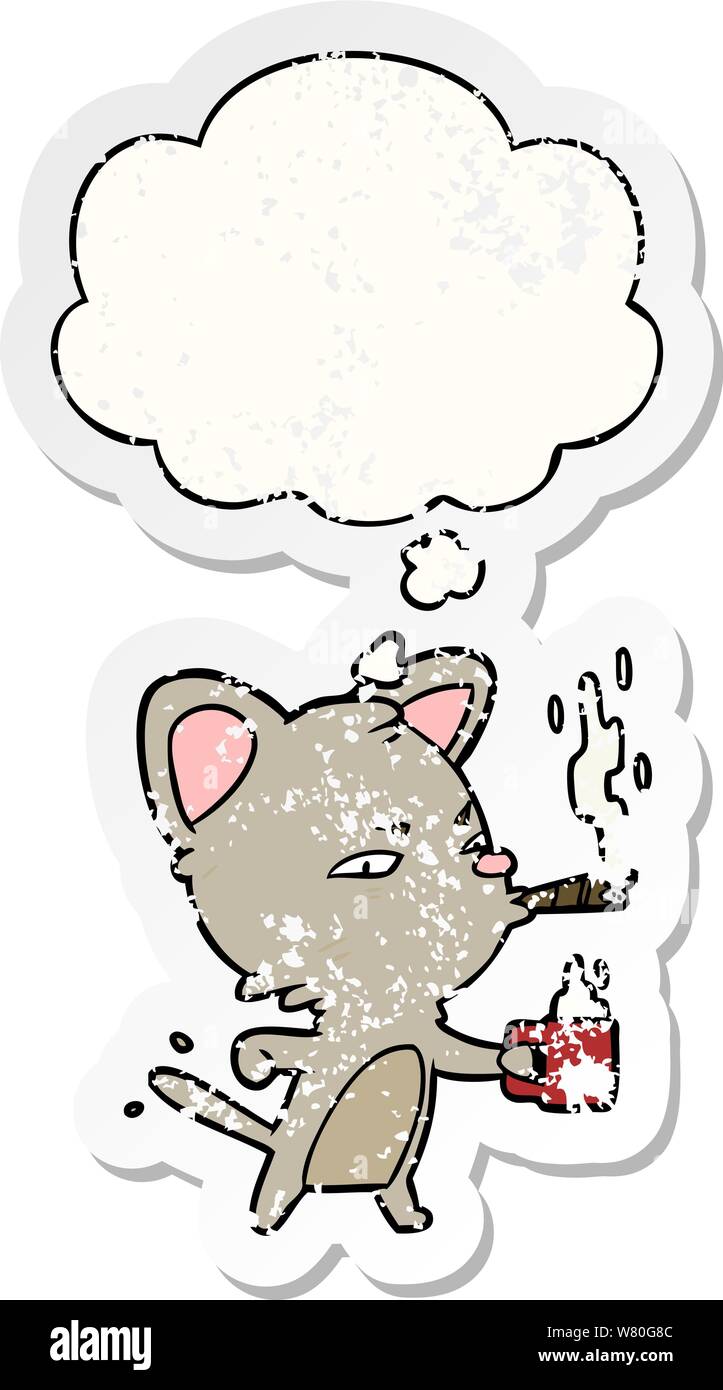 Cat smoking a cigar hi-res stock photography and images - Alamy