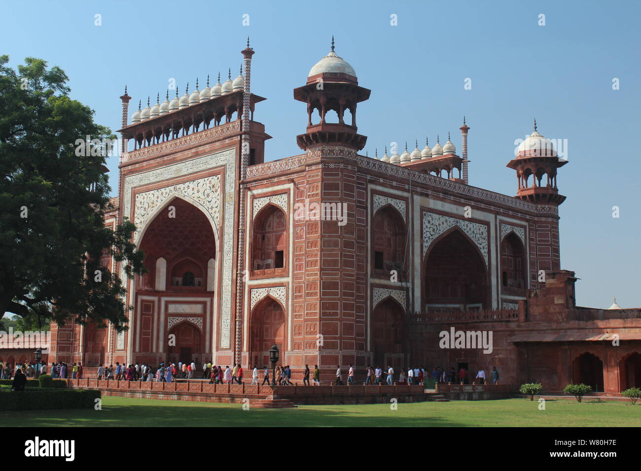 Royal Gate, Taj Mahal Stock Photo - Alamy