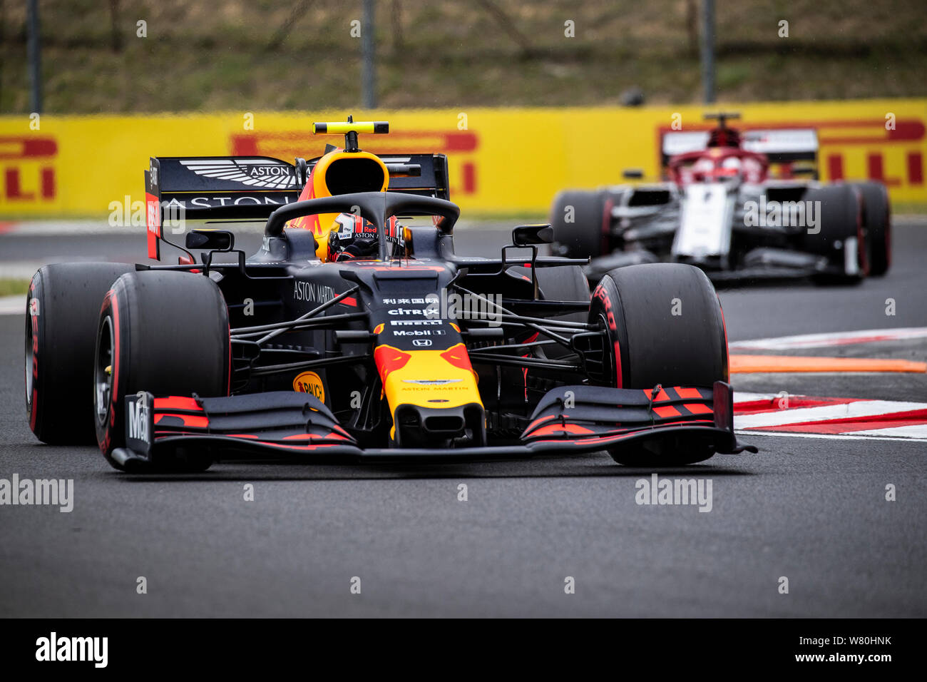 Formula 1 race weekend in the circuit of Hungaroring Mogyoród Hungary ...