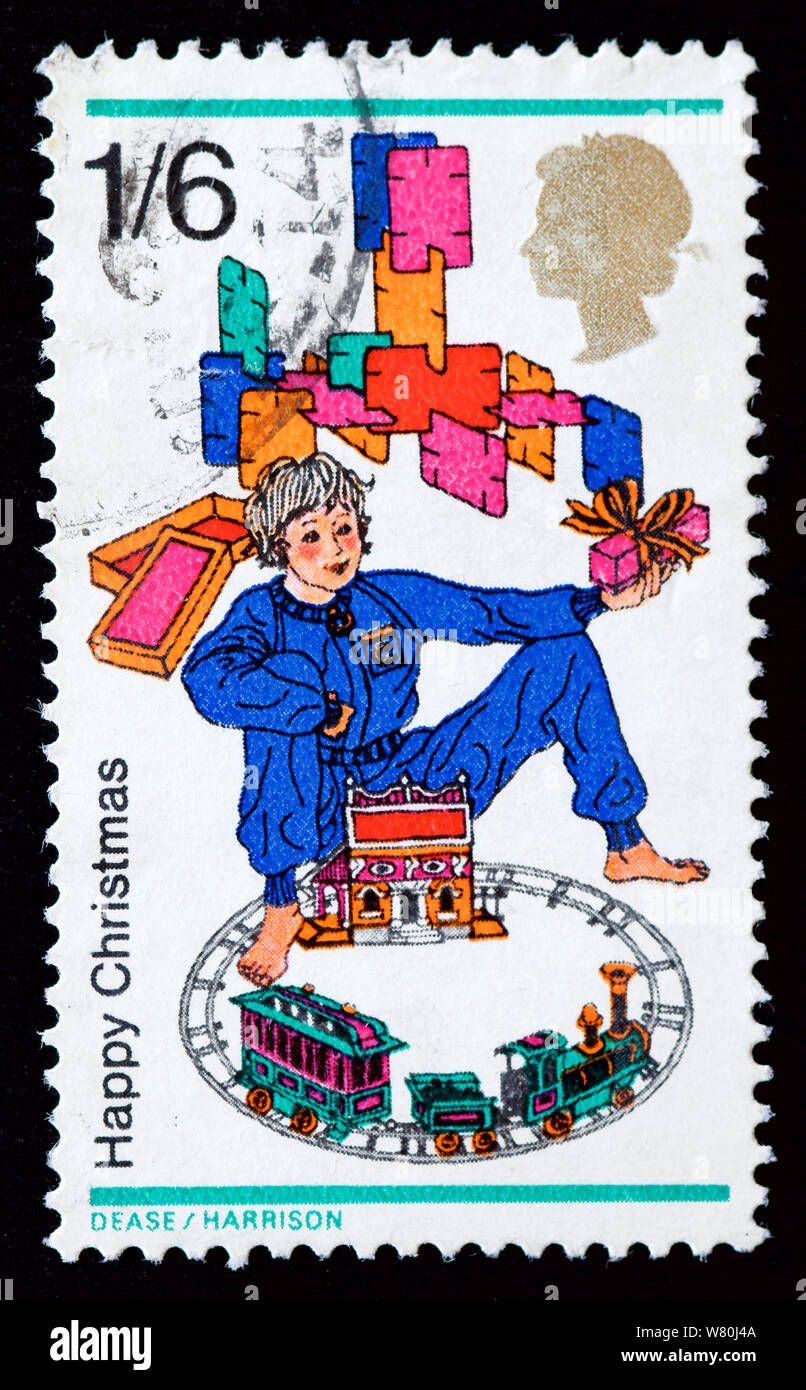 Great Britain Postage Stamp - Christmas 1968 Stock Photo - Alamy