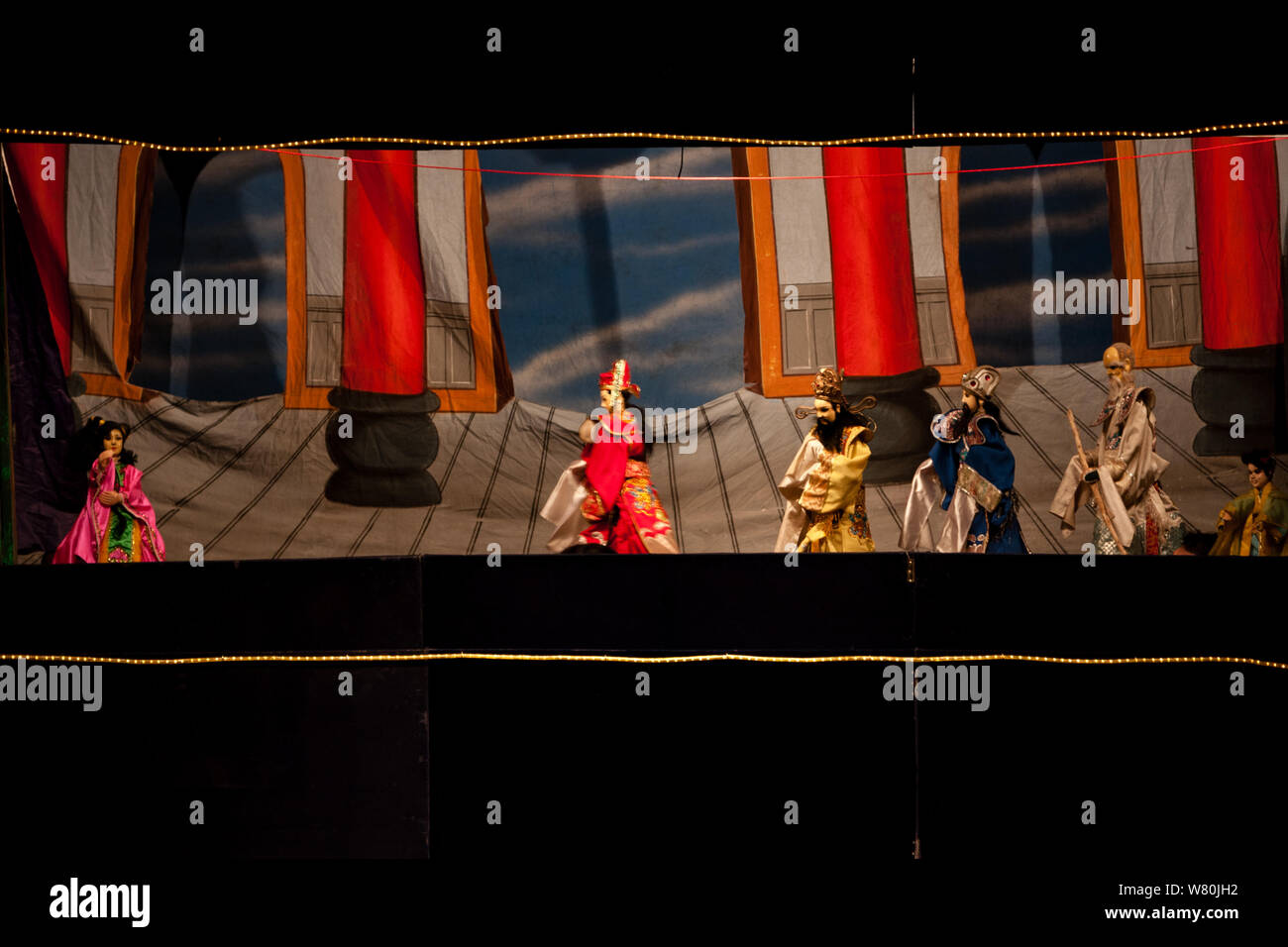 Taipei, Taiwan. 14th Dec, 2009. Huang, Chun-hsiung TV Puppet Theatre ...