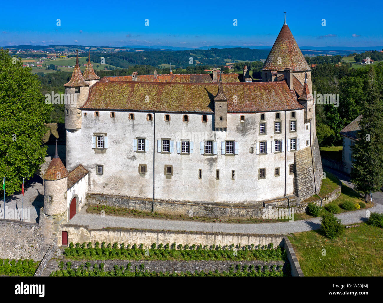 Château d'oron hi-res stock photography and images - Alamy
